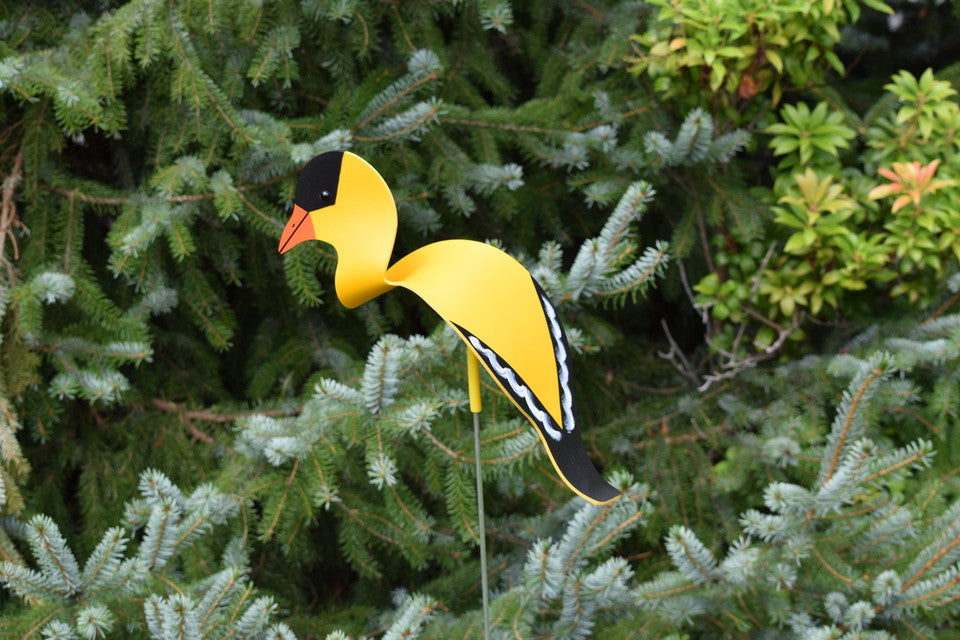 Goldfinch Dancing Bird Wind Stake – Sunny with Thunderstorms