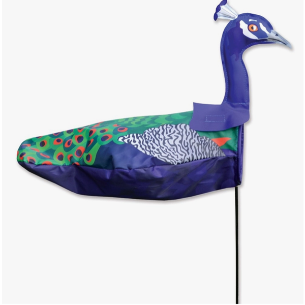 Pretty Peacock Windicator Weather Vane – Sunny with Thunderstorms