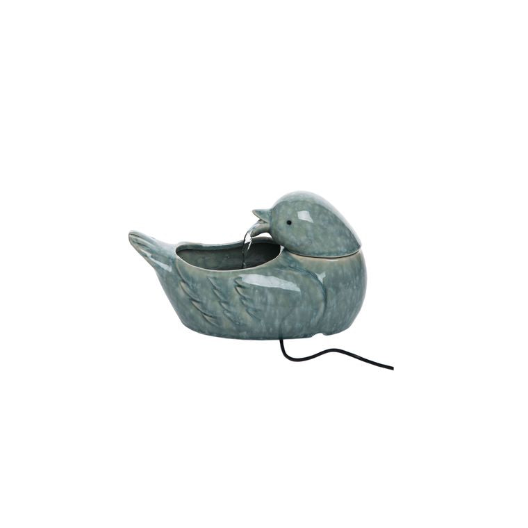 Verdigris Bird Fountain – Sunny with Thunderstorms